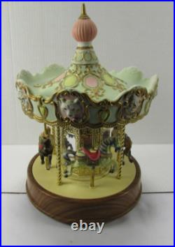 1991 Waco Melody In Motion Victoria Park Carousel Hand Painted Bisque ...