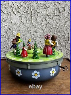 Steinbach S2 German Music Box Erzgebirge Folk Art WORKS Needs ...