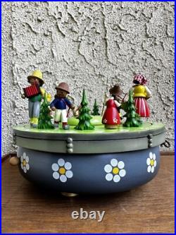 Steinbach S2 German Music Box Erzgebirge Folk Art WORKS Needs ...