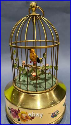 VINTAGE GERMAN SINGING BIRD CAGE MUSIC BOX AUTOMATON (See Video ...