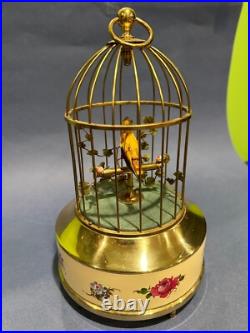 VINTAGE GERMAN SINGING BIRD CAGE MUSIC BOX AUTOMATON (See Video ...
